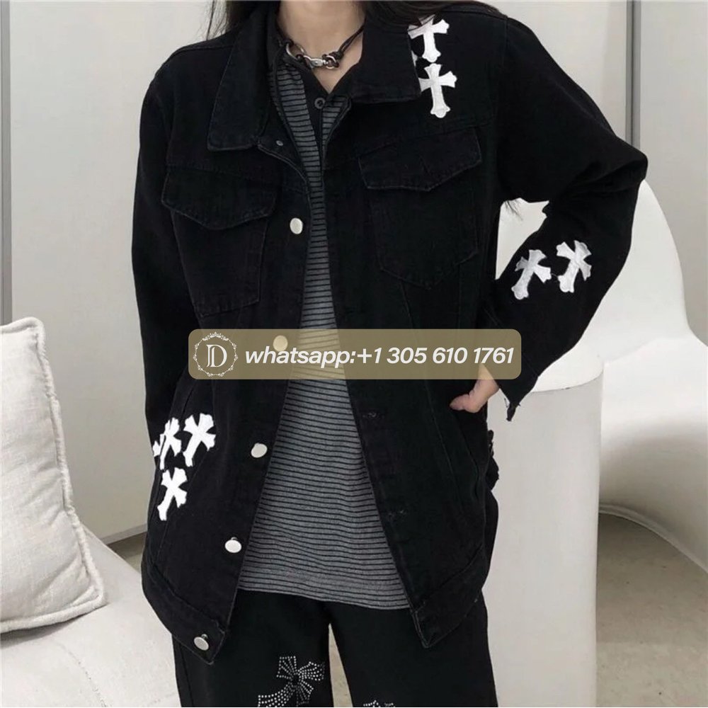 Chrome Hearts Denim Jacket Black M-XL [Model_16163449] - $139.00 ...