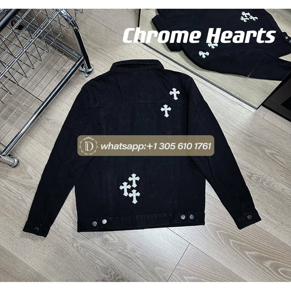 Chrome Hearts Denim Jacket Black M-XL [Model_16163449] - $139.00 ...